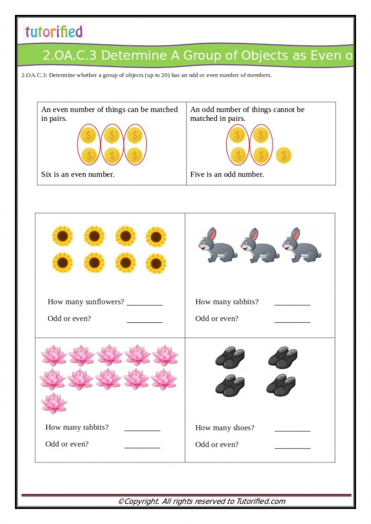 2nd Grade Common Core Math Worksheets
