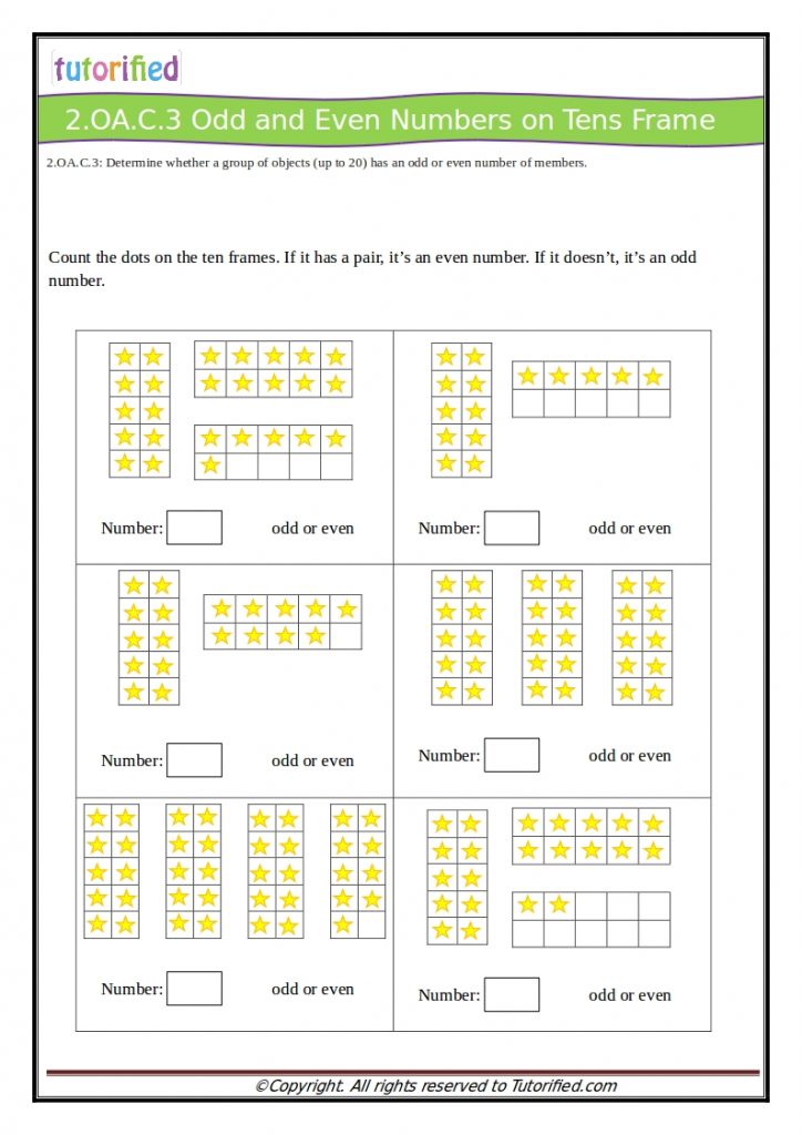 2nd Grade Common Core Math Worksheets