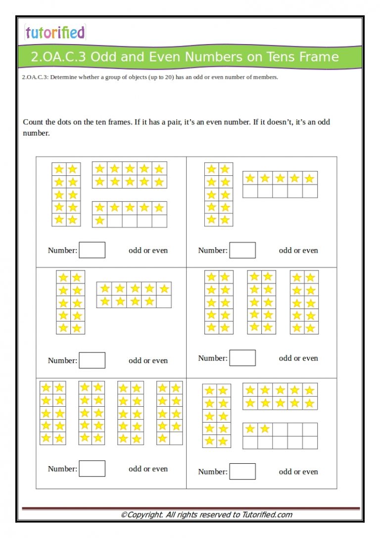 2nd Grade Common Core Math Worksheets