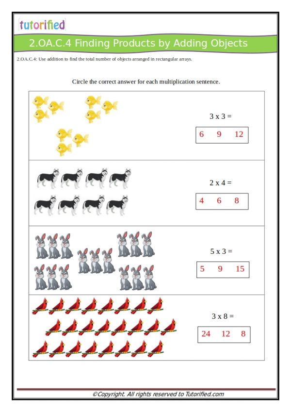 2nd Grade Common Core Math Worksheets
