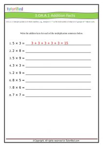 3rd Grade Common Core Math Worksheets