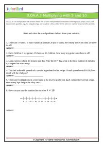 3rd Grade Common Core Math Worksheets