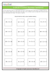 3rd Grade Common Core Math Worksheets