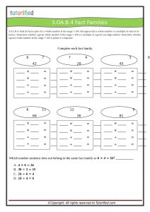 3rd Grade Common Core Math Worksheets