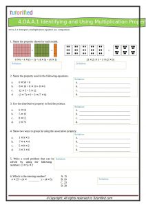4th Grade Common Core Math Worksheets