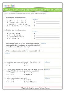 4th Grade Common Core Math Worksheets