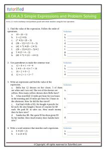 4th Grade Common Core Math Worksheets