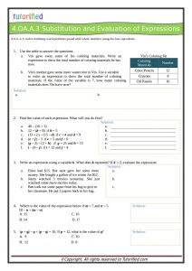 4th Grade Common Core Math Worksheets