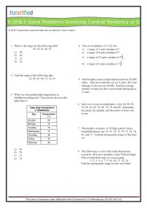 6th Grade Common Core Math Worksheets