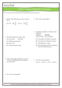 7th Grade Common Core Math Worksheets