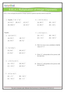 Pre-AP Algebra 1 Practice Test & PDF Worksheets