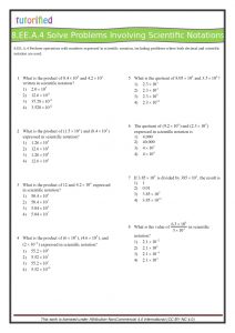 Pre-AP Algebra 1 Practice Test & PDF Worksheets