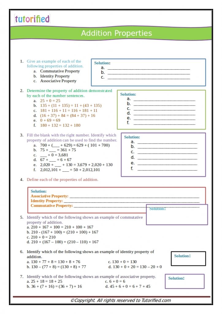 5th Grade Common Core Math Worksheets
