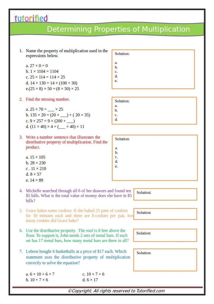 5th Grade Common Core Math Worksheets