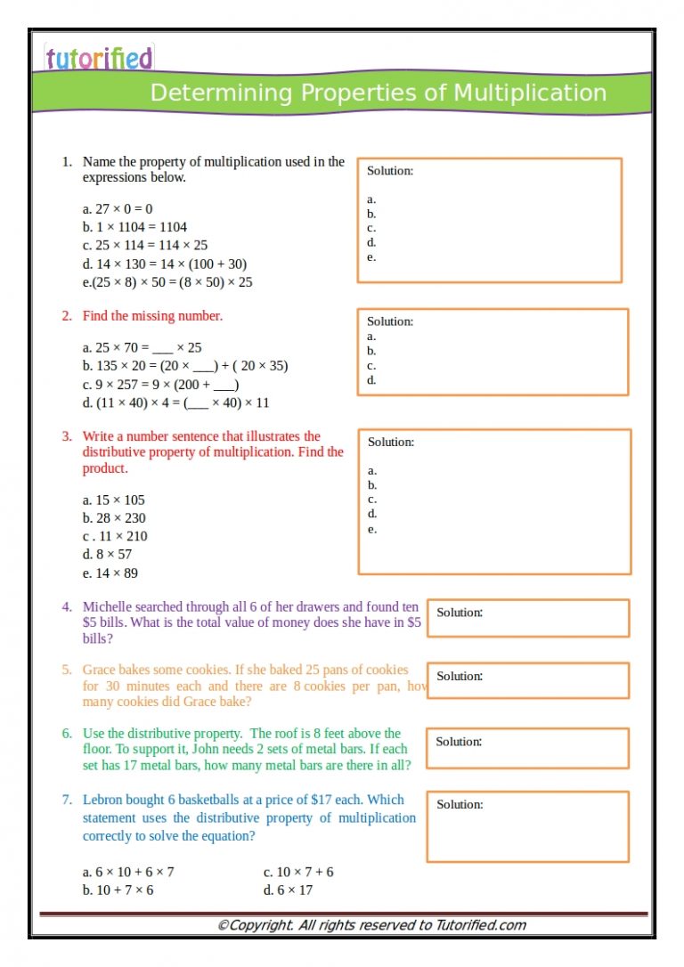 5th Grade Common Core Math Worksheets