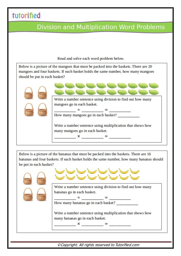 3rd Grade Common Core Math Worksheets