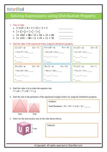 5th Grade Common Core Math Worksheets