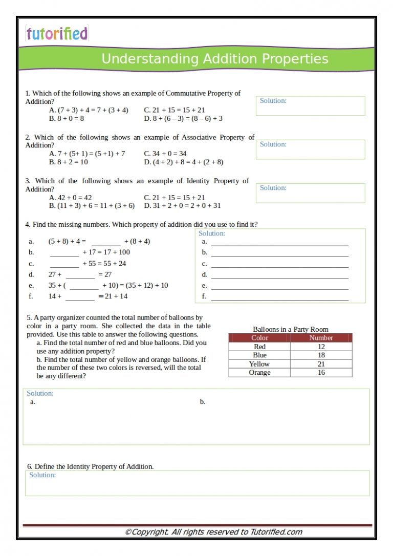 4th Grade Common Core Math Worksheets