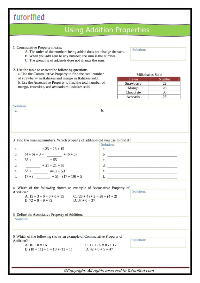 4th Grade Common Core Math Worksheets