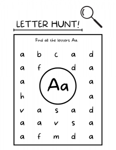 Letter A Activities for Toddler, Preschool & Kindergarten Printable PDF
