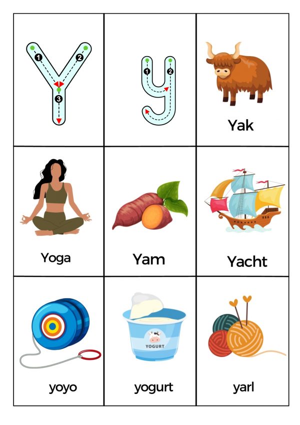 Letter Y Activities For Toddler Preschool Kindergarten Printable PDF