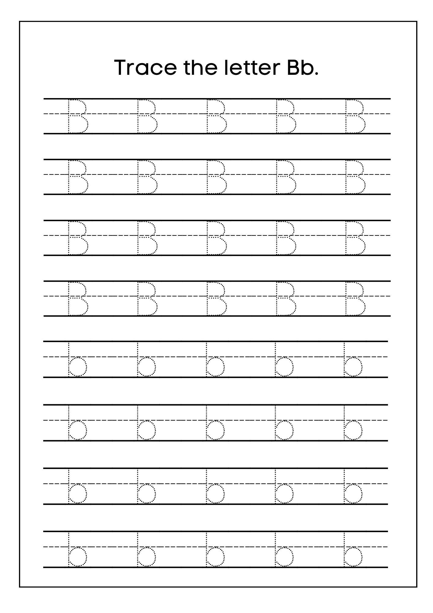 Free Letter D Dot Worksheets Printable PDF