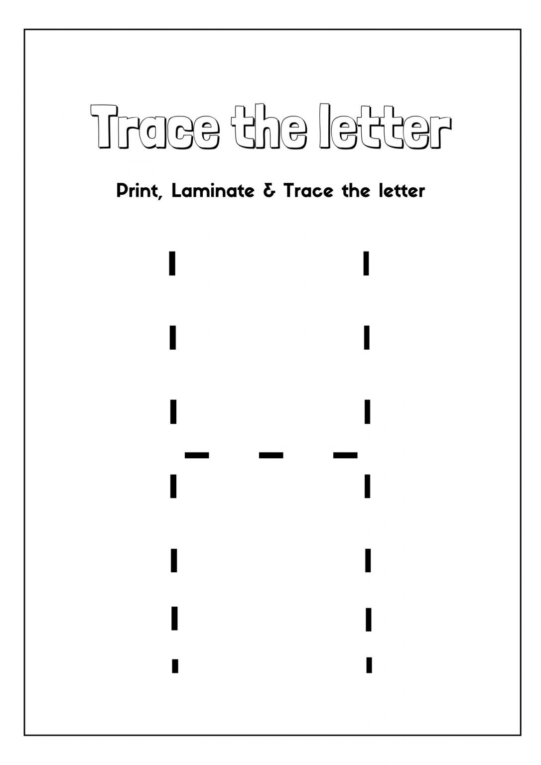 Letter H Activities for Toddler, Preschool & Kindergarten Printable PDF