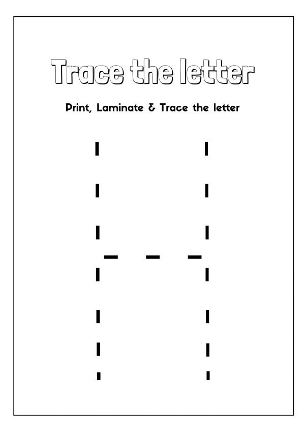 Letter H Activities for Toddler, Preschool & Kindergarten Printable PDF