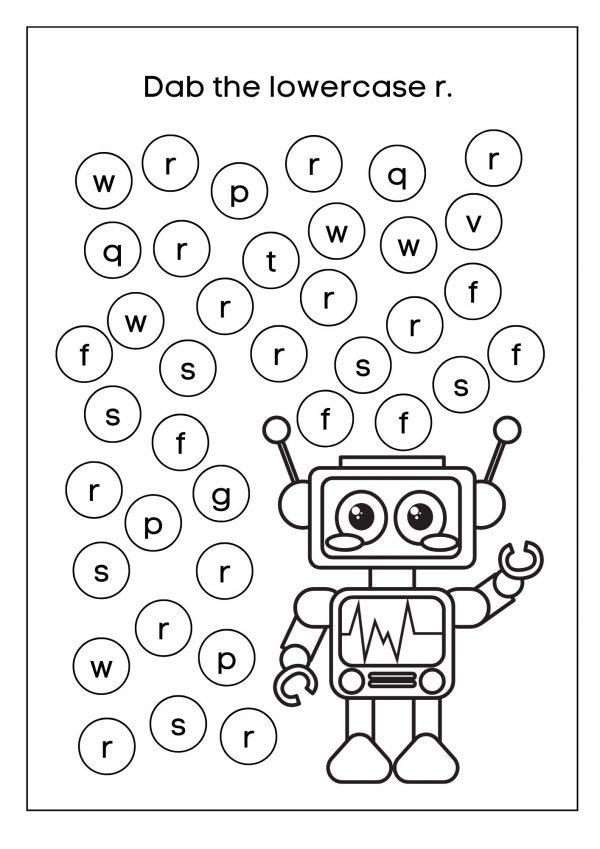 Letter R Activities for Toddler, Preschool & Kindergarten Printable PDF