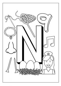 Letter N Activities for Toddler, Preschool & Kindergarten Printable PDF