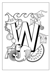 Letter W Activities for Toddler, Preschool & Kindergarten Printable PDF