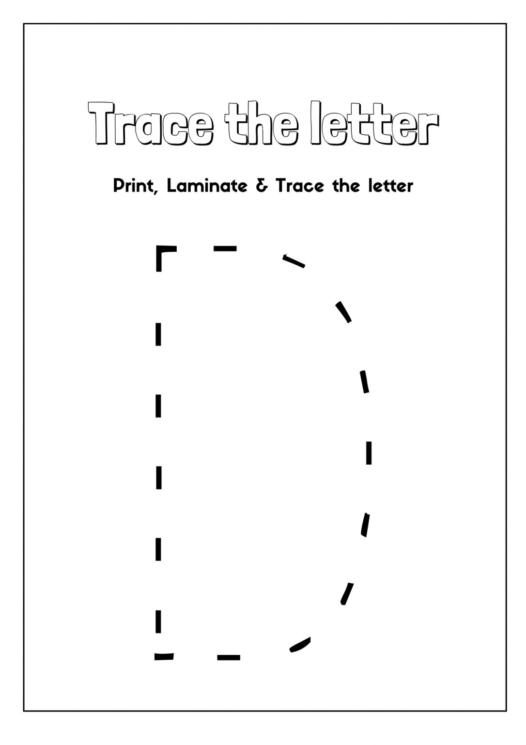 Free Letter D Dot Worksheets Printable PDF