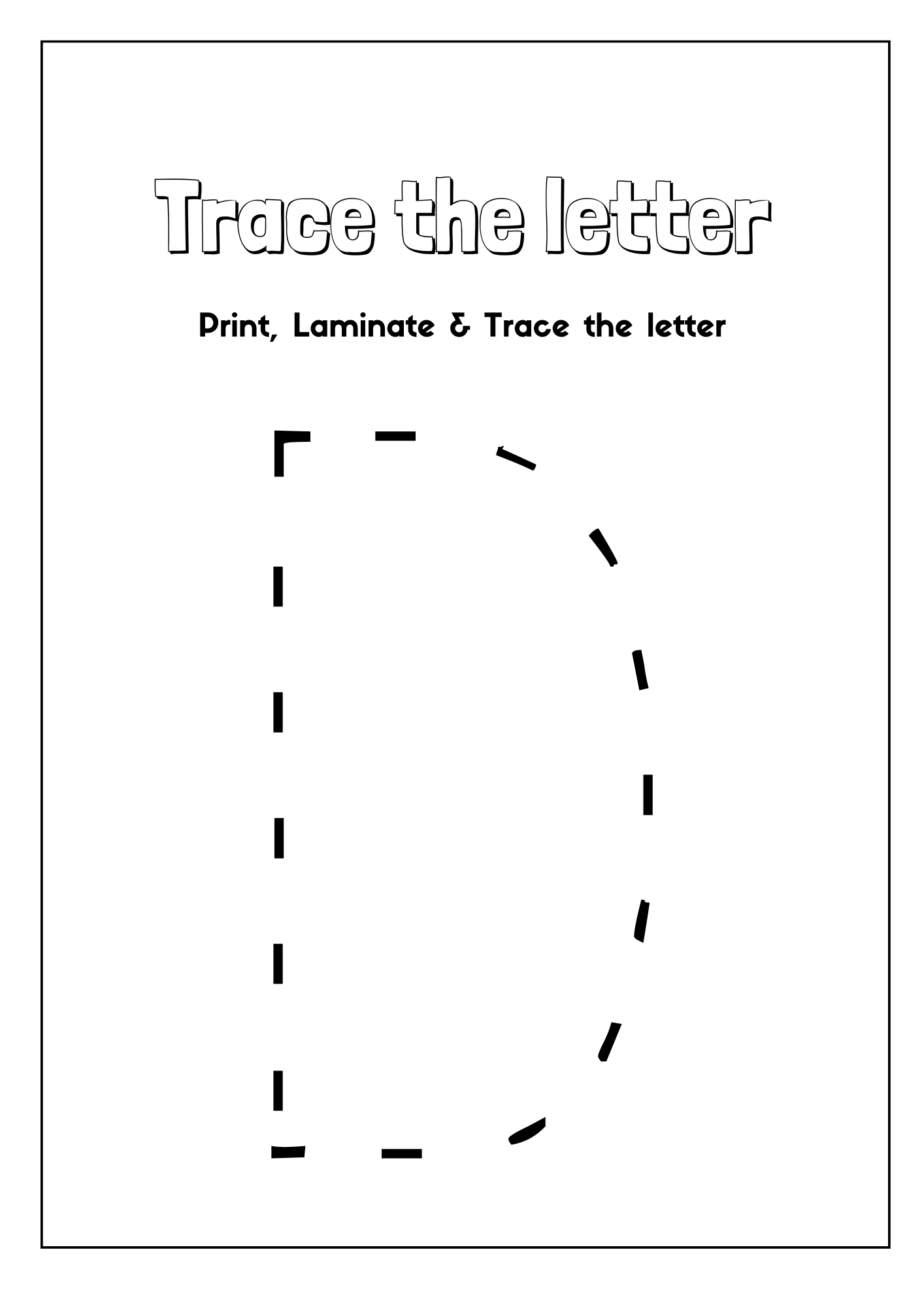 Free Letter D Dot Worksheets Printable PDF