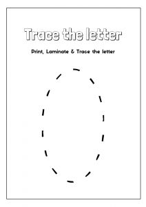 Free Letter O Dot Worksheets Printable PDF