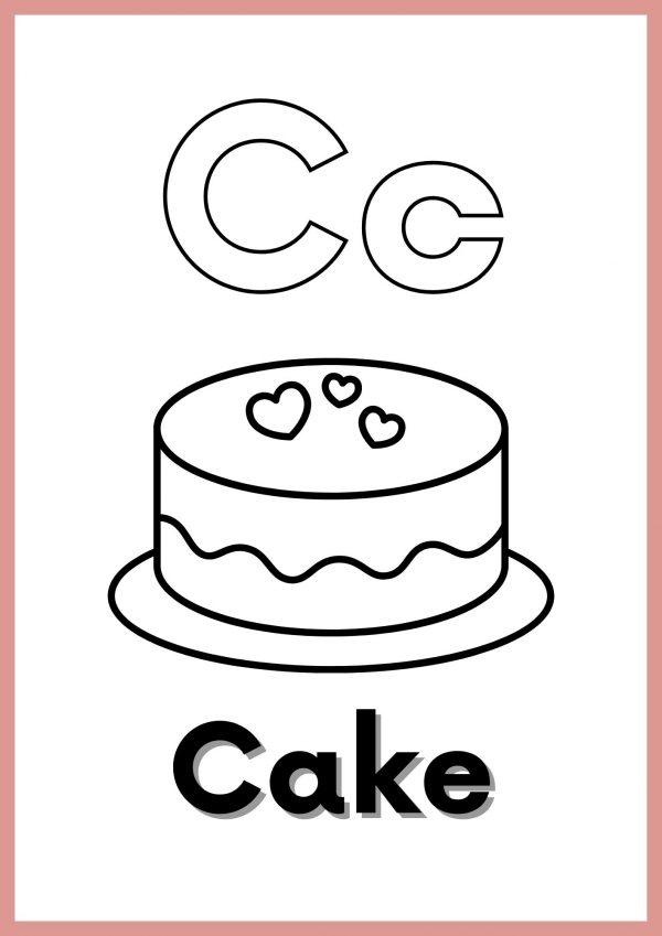 What Starts With Letter C Words Worksheets Printable PDF What Starts With Letter C Words Worksheets Printable PDF