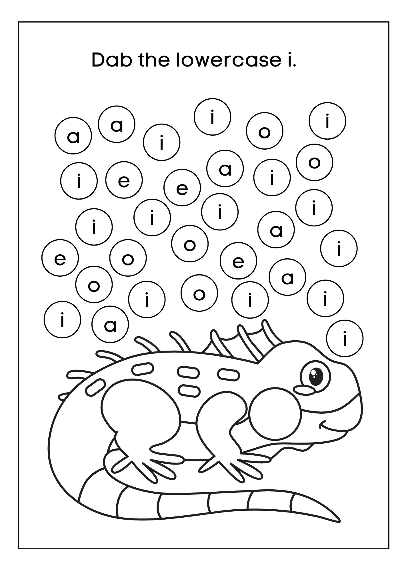 Letter I Activities for Toddler, Preschool & Kindergarten Printable PDF