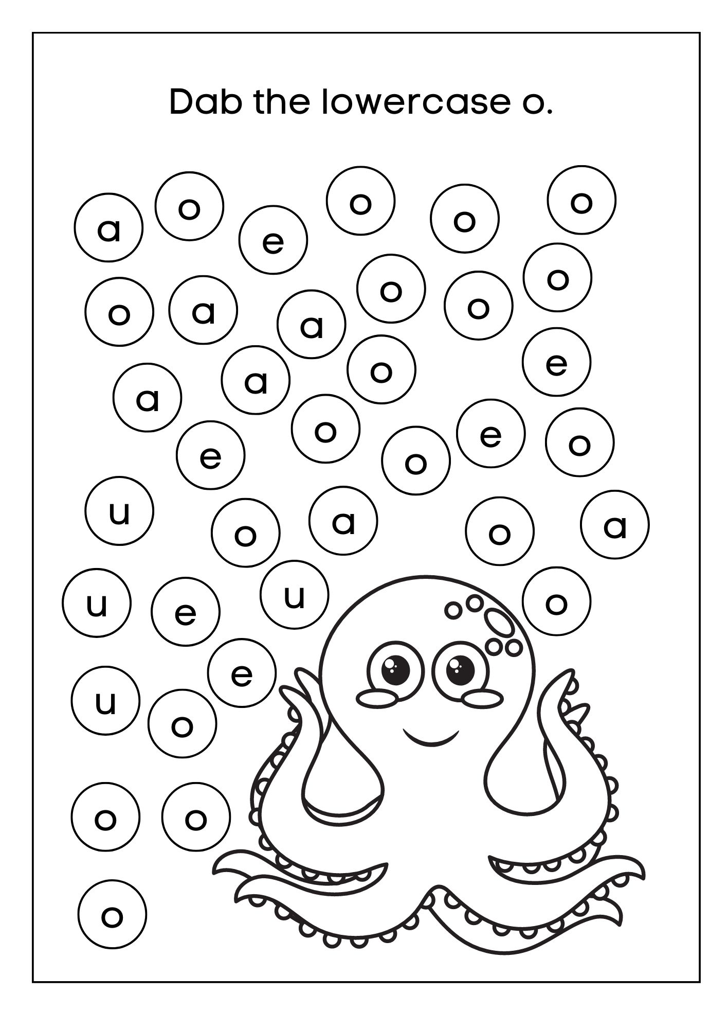 Letter O Activities for Toddler, Preschool & Kindergarten Printable PDF