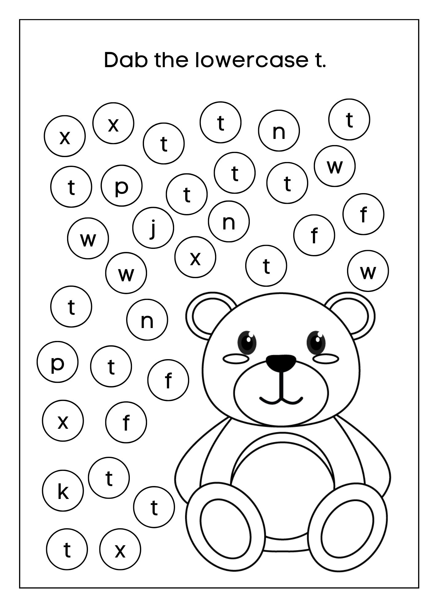Letter T Activities for Toddler, Preschool & Kindergarten Printable PDF