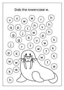 Letter W Activities for Toddler, Preschool & Kindergarten Printable PDF