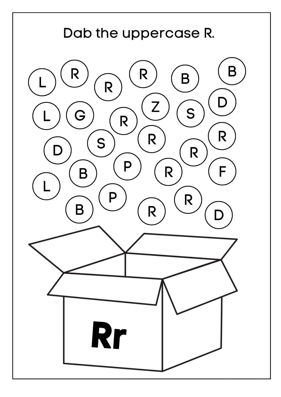 Letter R Activities for Toddler, Preschool & Kindergarten Printable PDF
