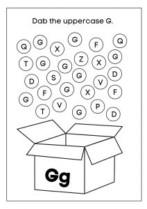 Letter G Activities for Toddler, Preschool & Kindergarten Printable PDF