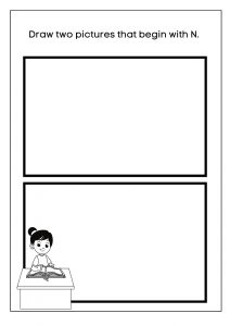 Letter N Activities for Toddler, Preschool & Kindergarten Printable PDF
