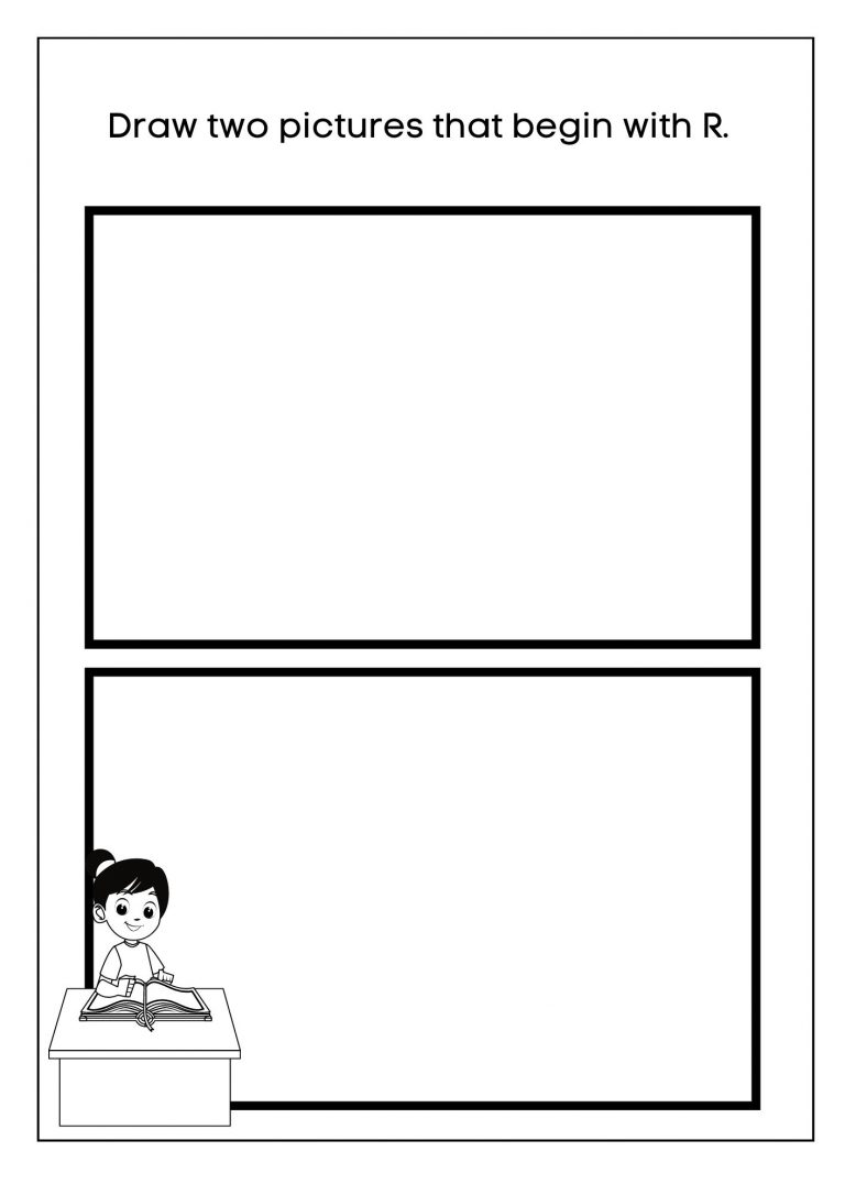 Letter R Activities for Toddler, Preschool & Kindergarten Printable PDF