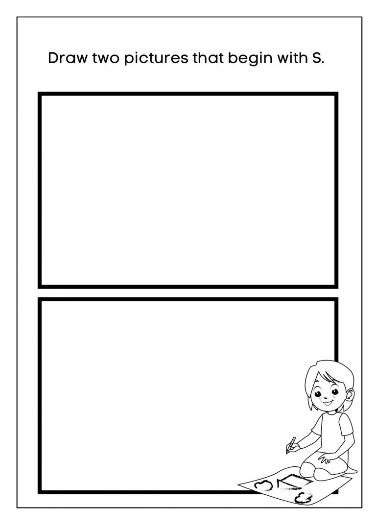 Letter S Activities for Toddler, Preschool & Kindergarten Printable PDF