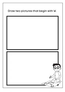 Letter W Activities for Toddler, Preschool & Kindergarten Printable PDF