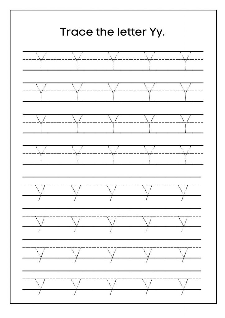 Free Letter Y Dot Worksheets Printable PDF