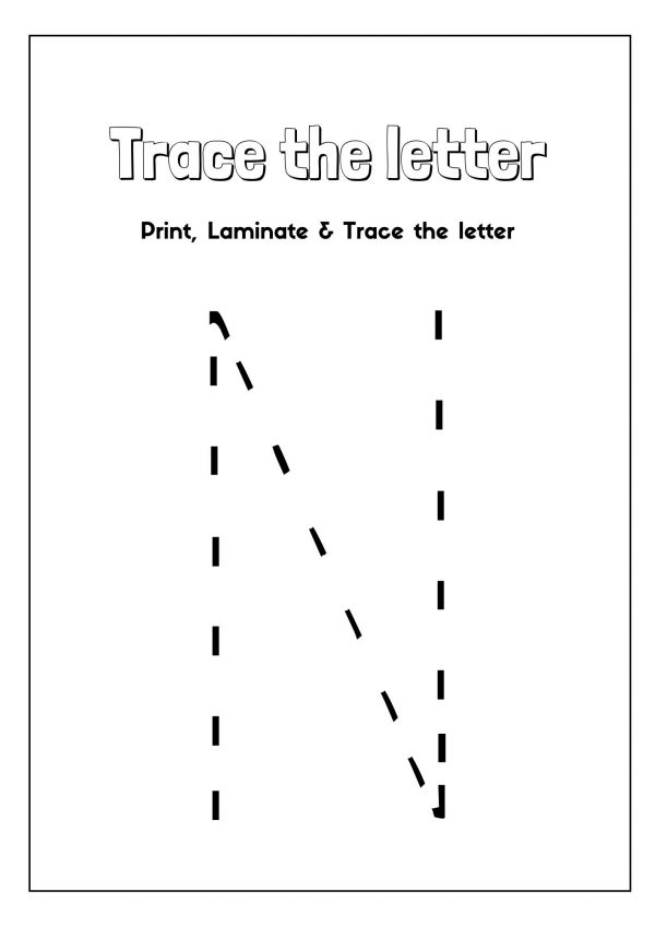 Letter N Activities for Toddler, Preschool & Kindergarten Printable PDF