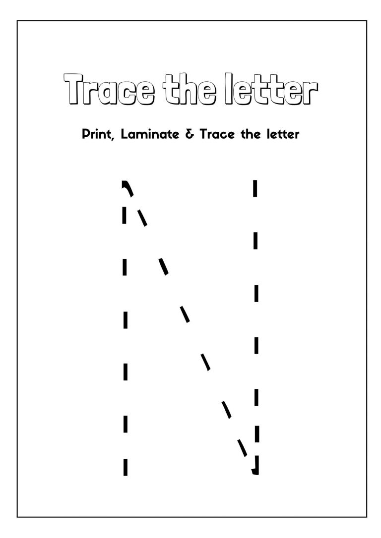 Letter N Activities for Toddler, Preschool & Kindergarten Printable PDF