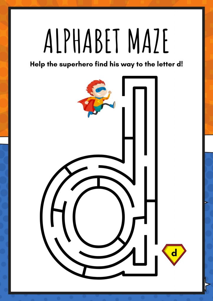 Letter D Activities for Toddler, Preschool & Kindergarten Printable PDF