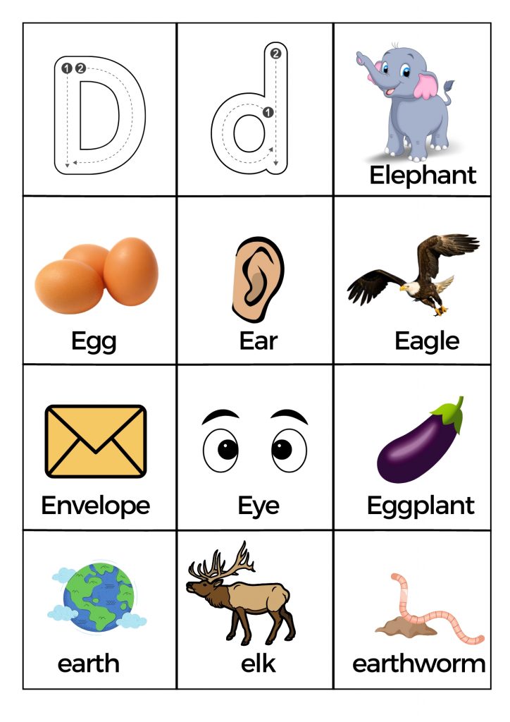 Letter E Activities for Toddler, Preschool & Kindergarten Printable PDF